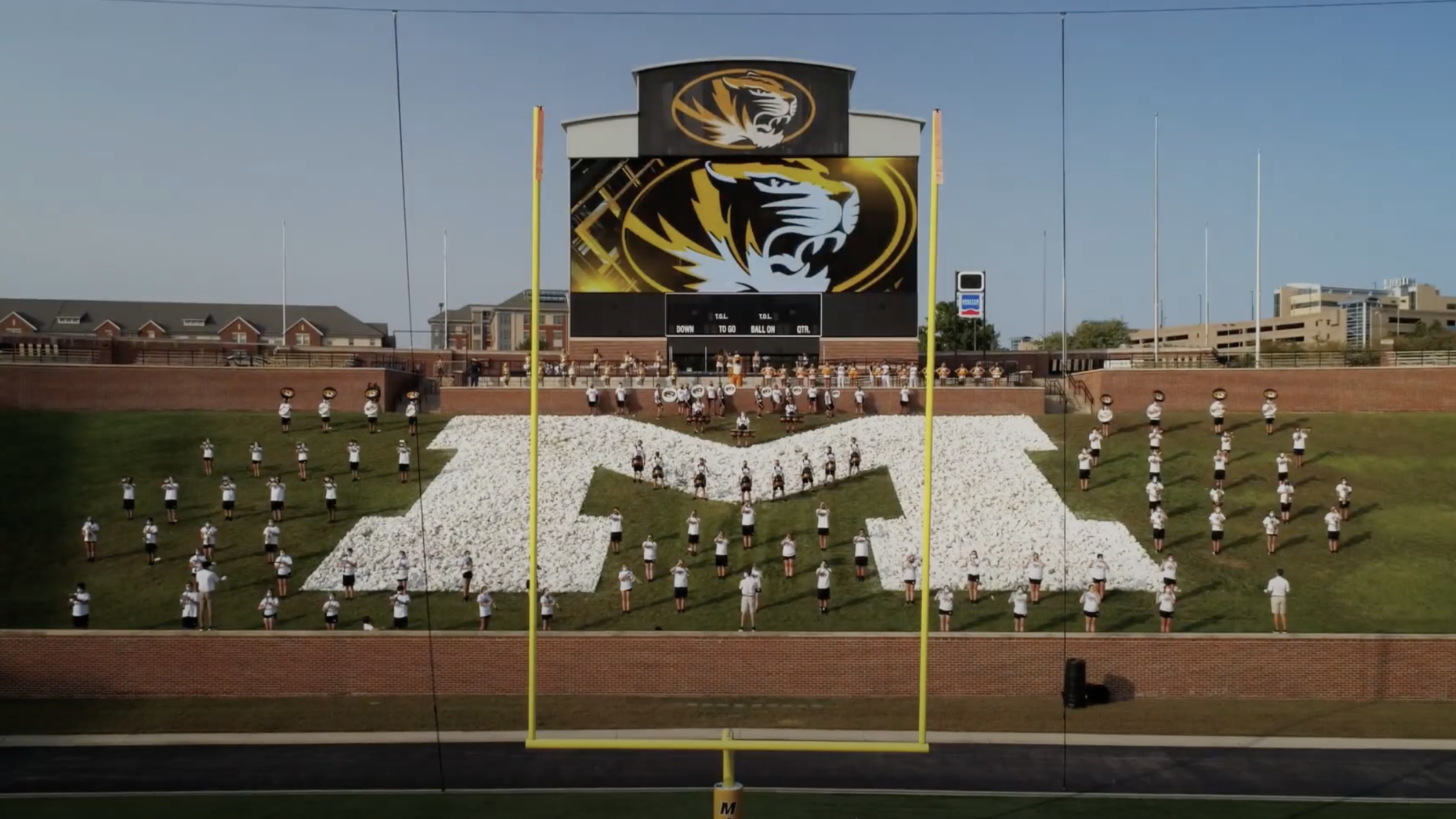 Marching Mizzou performs "Old Missouri"