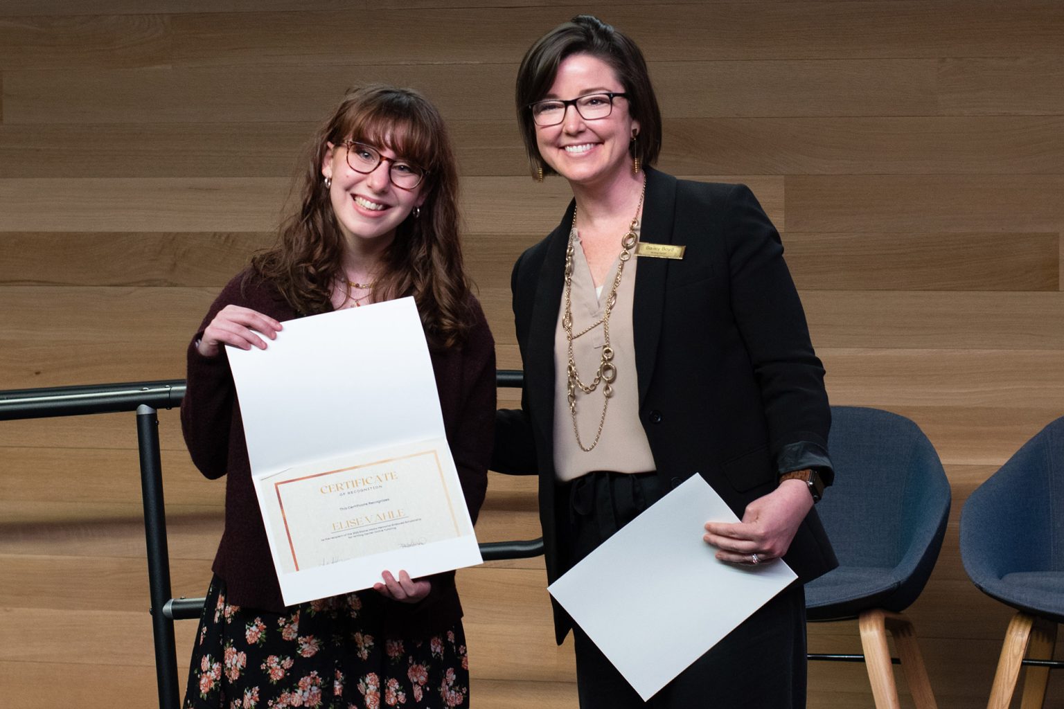 Savannah Feterl, Isabella Ledonne and Elise Vahle receive inaugural ...
