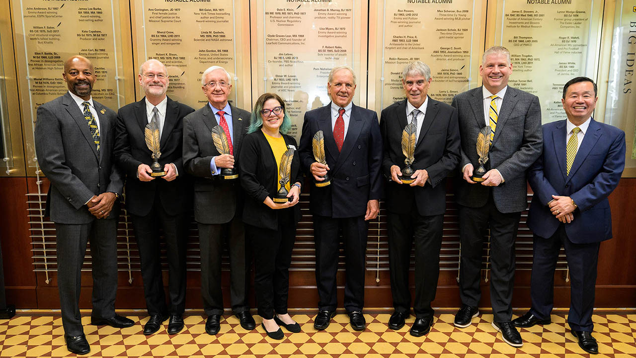 2024 Jefferson Club Golden Quill Alumni Excellence Award recipients honored