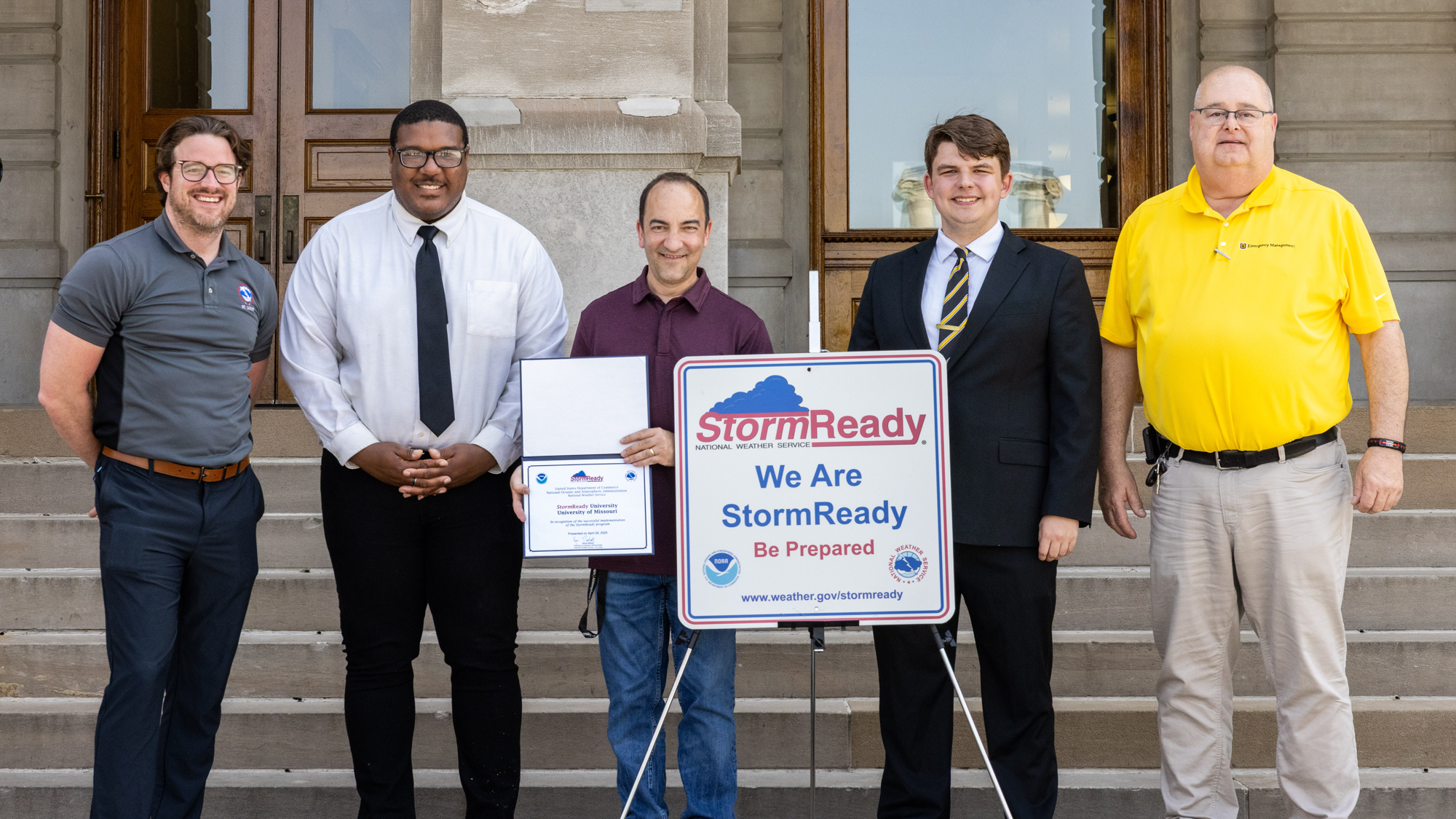 University of Missouri recognized as StormReady by the National Weather ...
