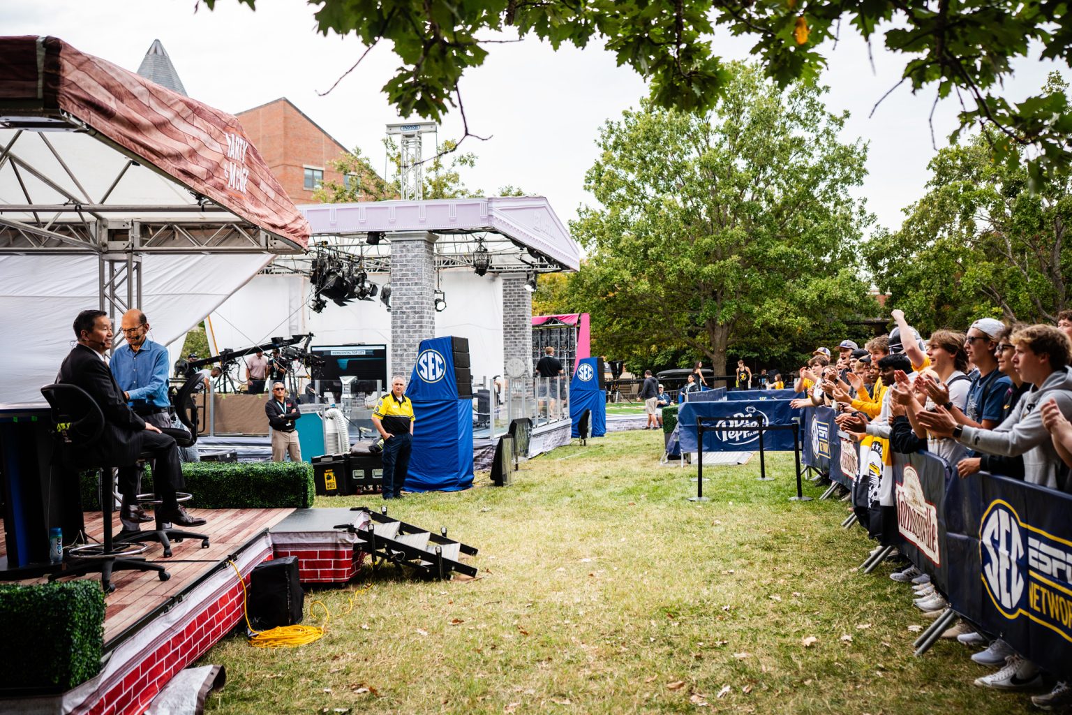Photo gallery: SEC Nation visits campus ahead of Tiger victory